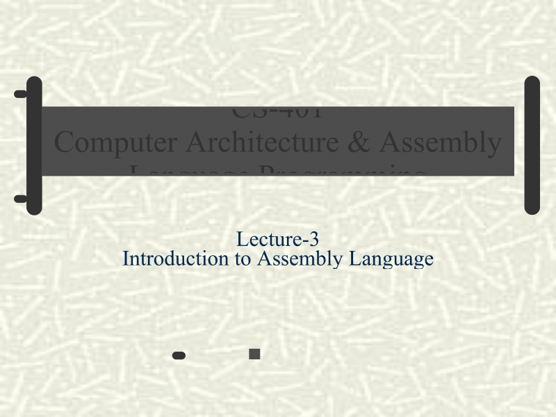 Tailieuxanh Lecture Computer Architecture And Assembly Language Programming Lesson 3